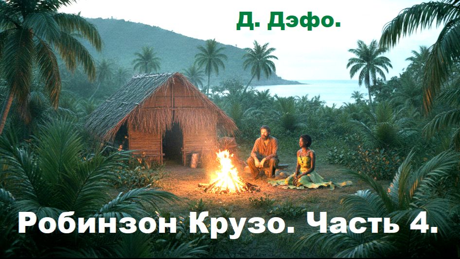 Д. Дэфо. Робинзон Крузо. Часть 4. Аудиокнига.