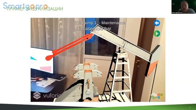 Применение дополненной реальности в Нефтегазовой базе создание электронных руководств на базе Vufori