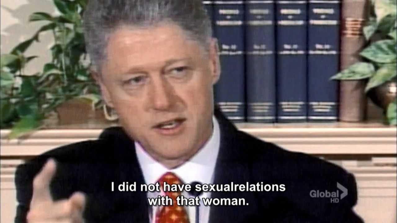 Клинтон – У меня не было секса с той женщиной