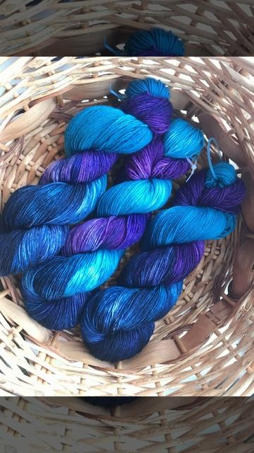 Новая пряжа ручного окрашивания
