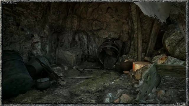 🔴🎥🎞️✂️ 🏰-🏰 🇵🇱 🇺🇸 🇩🇪 🇷🇺 Gothic 1 Remake VS Demake 23-20 Сражение с гоблином (на верху),