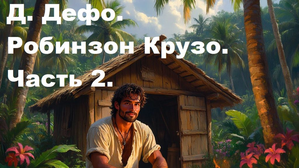 Д. Дэфо. Робинзон Крузо. Часть 2. Аудиокнига.