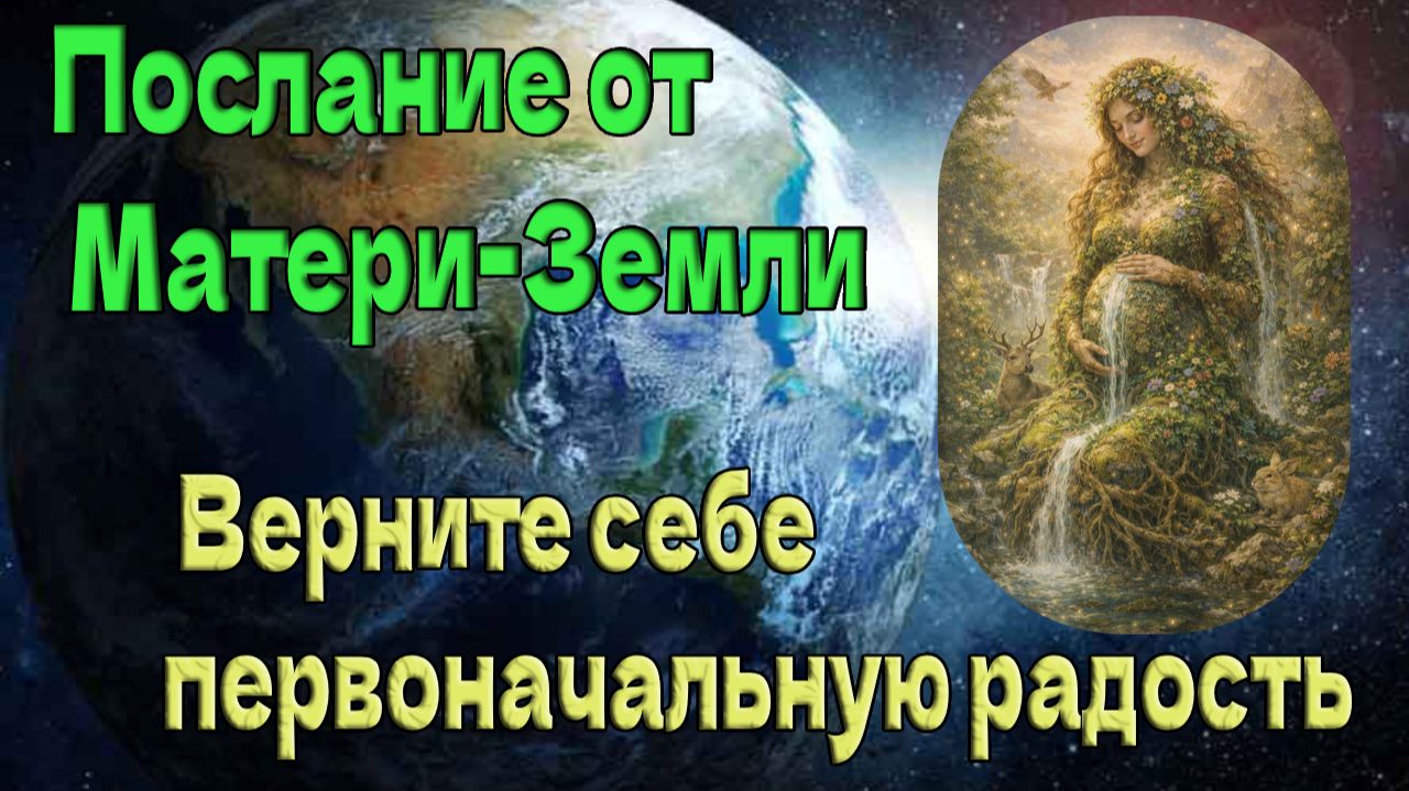 Послание от Матери-Земли: Верните себе первоначальную радость