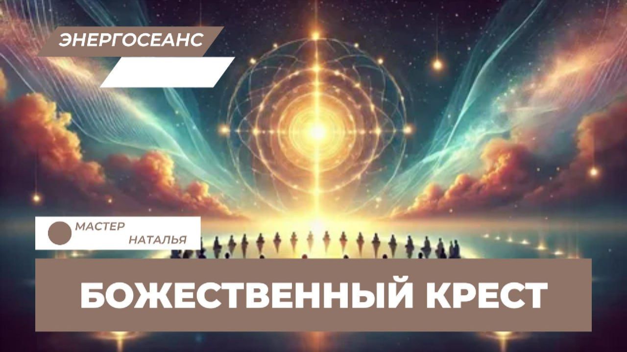 ЭНЕРГОСЕАНС каналом Творца «БОЖЕСТВЕННЫЙ КРЕСТ»
