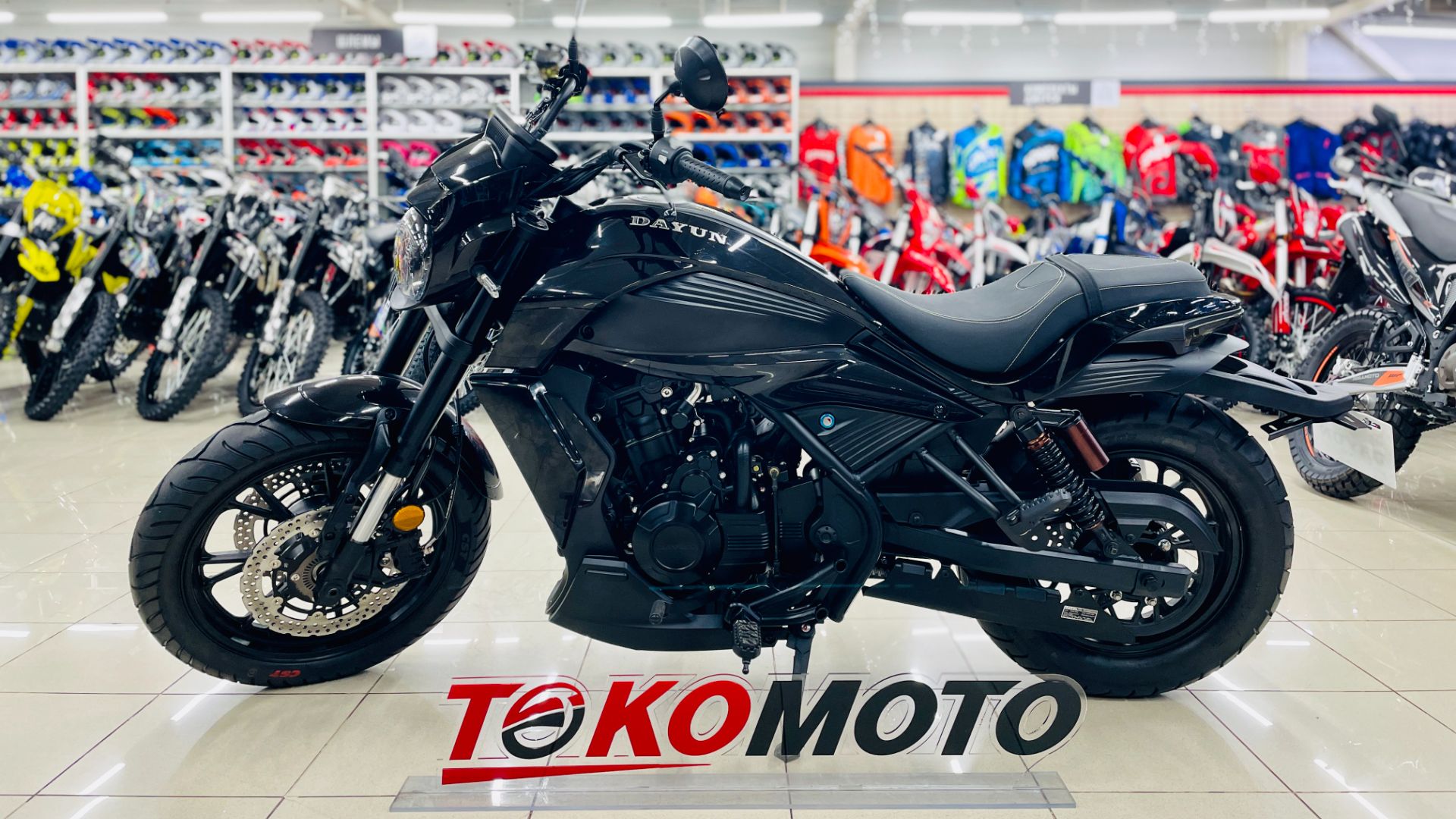 Мотоцикл DAYUN DY500-6F BlackЧерный ВИДЕО