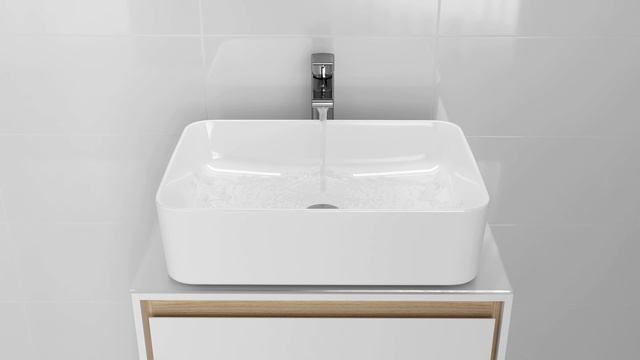 Смеситель BRASKO высокий для раковины с клик-клак от Cersanit (Арт. A63024)