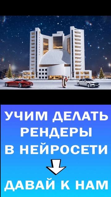 Рендеринг с помощью нейронных сетей для архитектуры