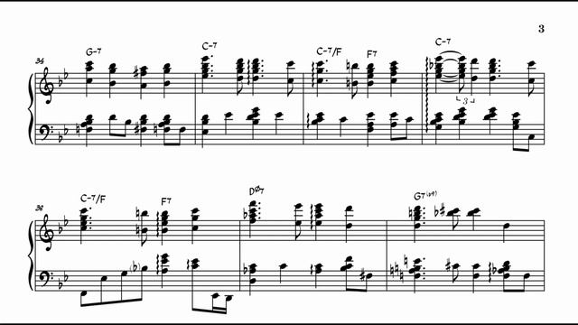 I'll Be Seeing You by Beegie Adair [jazz piano transcription]