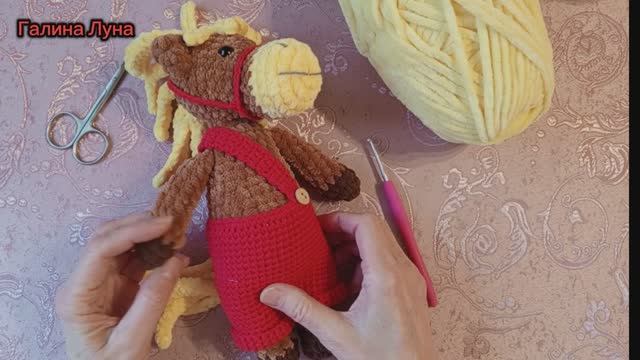 ❗Отличная схема для вязания лошадки//лошадка Игогошка по схеме из пинтерест