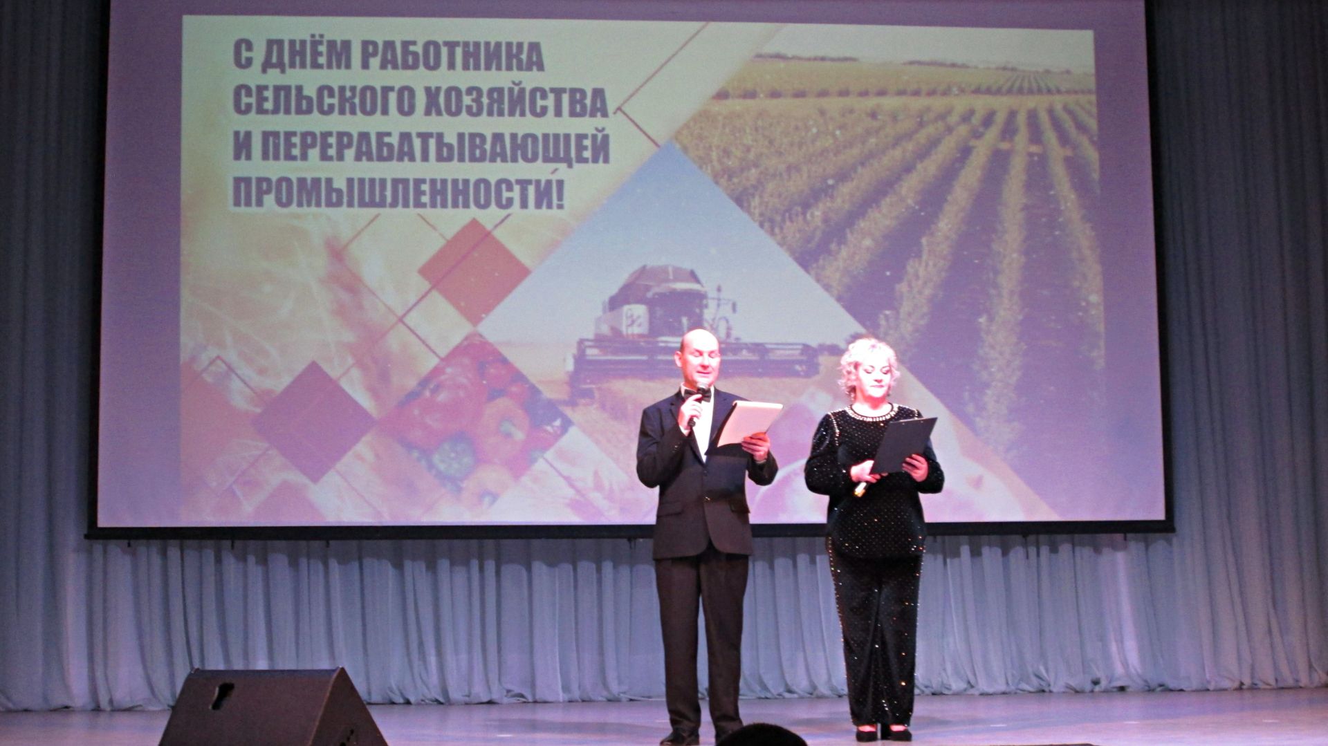 Начало концерта ко Дню сельского хозяйства