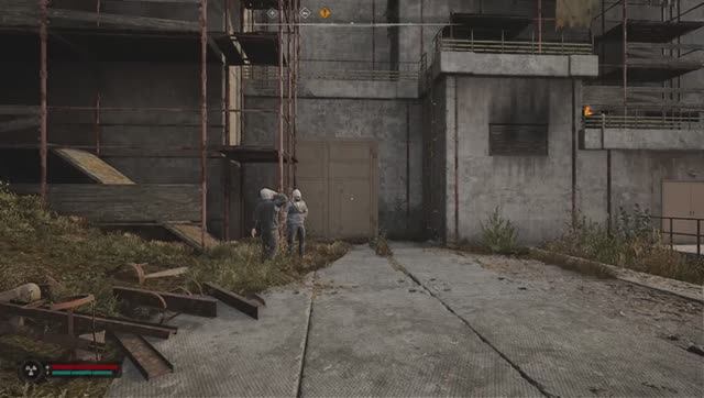 сталкер 2  строительные леса  террекон  свалка тайник