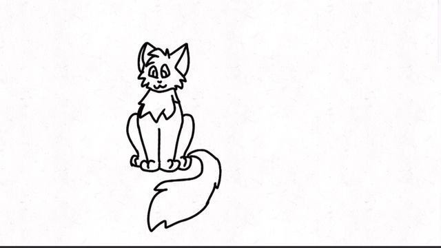 Анимация котика