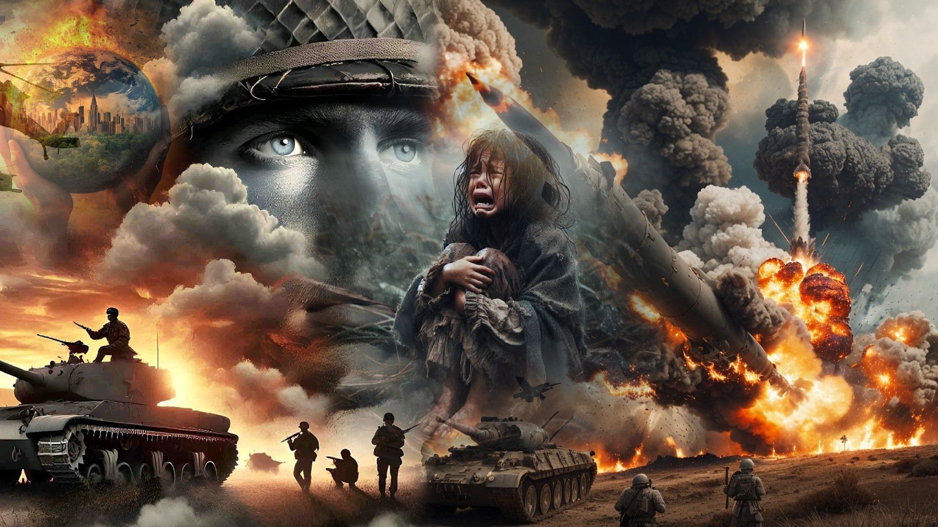 Милые, добрые, взрослые отмените войну.