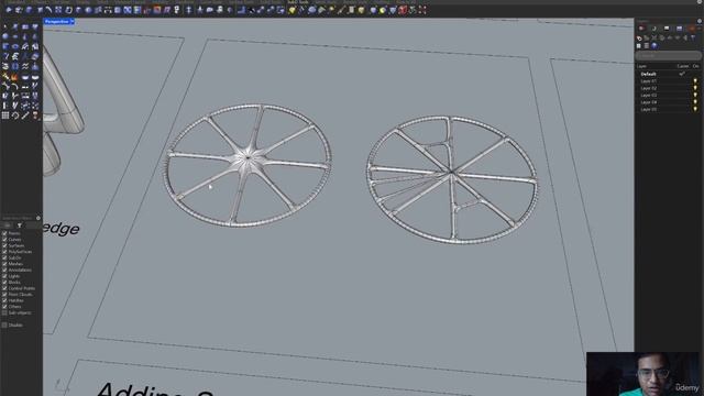 12 - Rhino SubD Bridge part 4