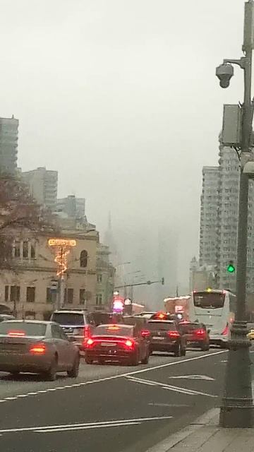 Туман в Москве #shorts_video #зима #мск