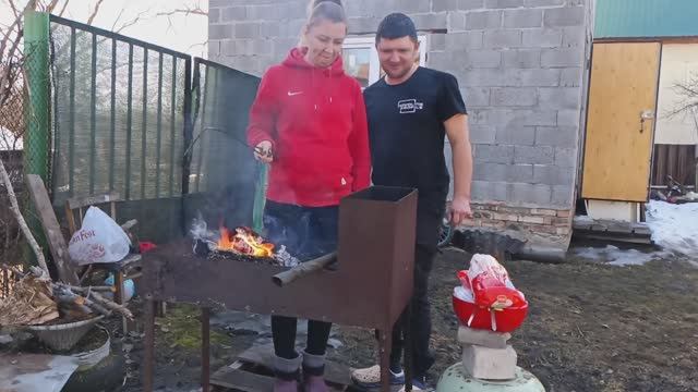 Дача. Весна 2025. Приятная поездка и вкусный обед на природе.