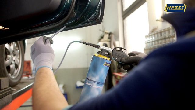 Пистолет пневматический для обработки днища и консервации внутренних полостей кузова Hazet 9042P-4