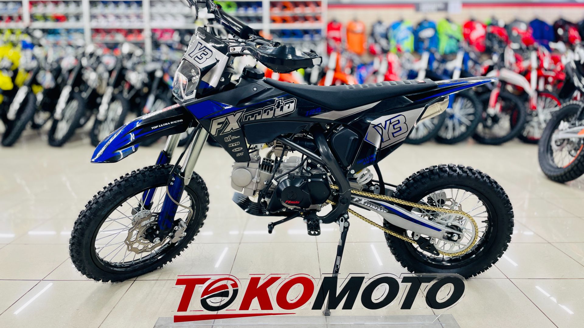 Питбайк FX МОТО - Y3 синий ВИДЕО