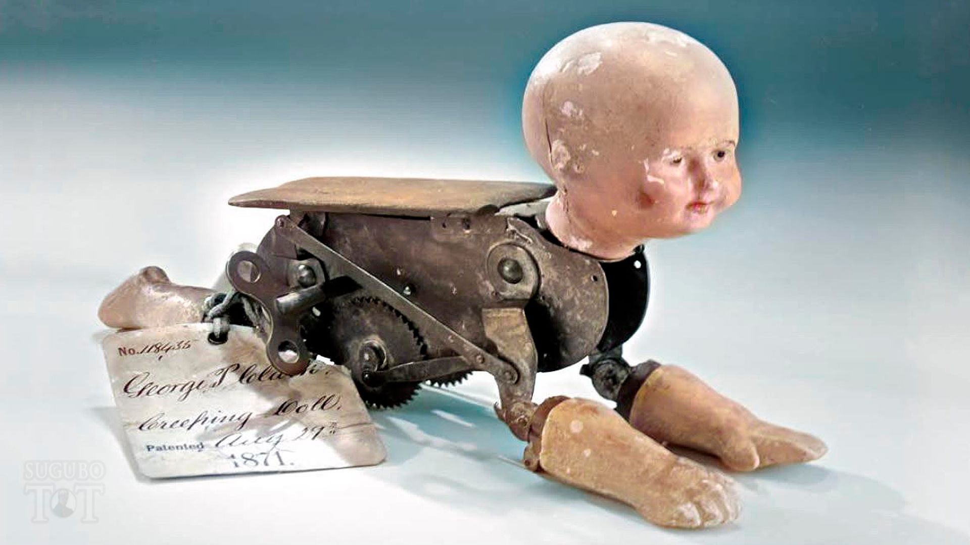 Робот-младенец созданный в 19 веке