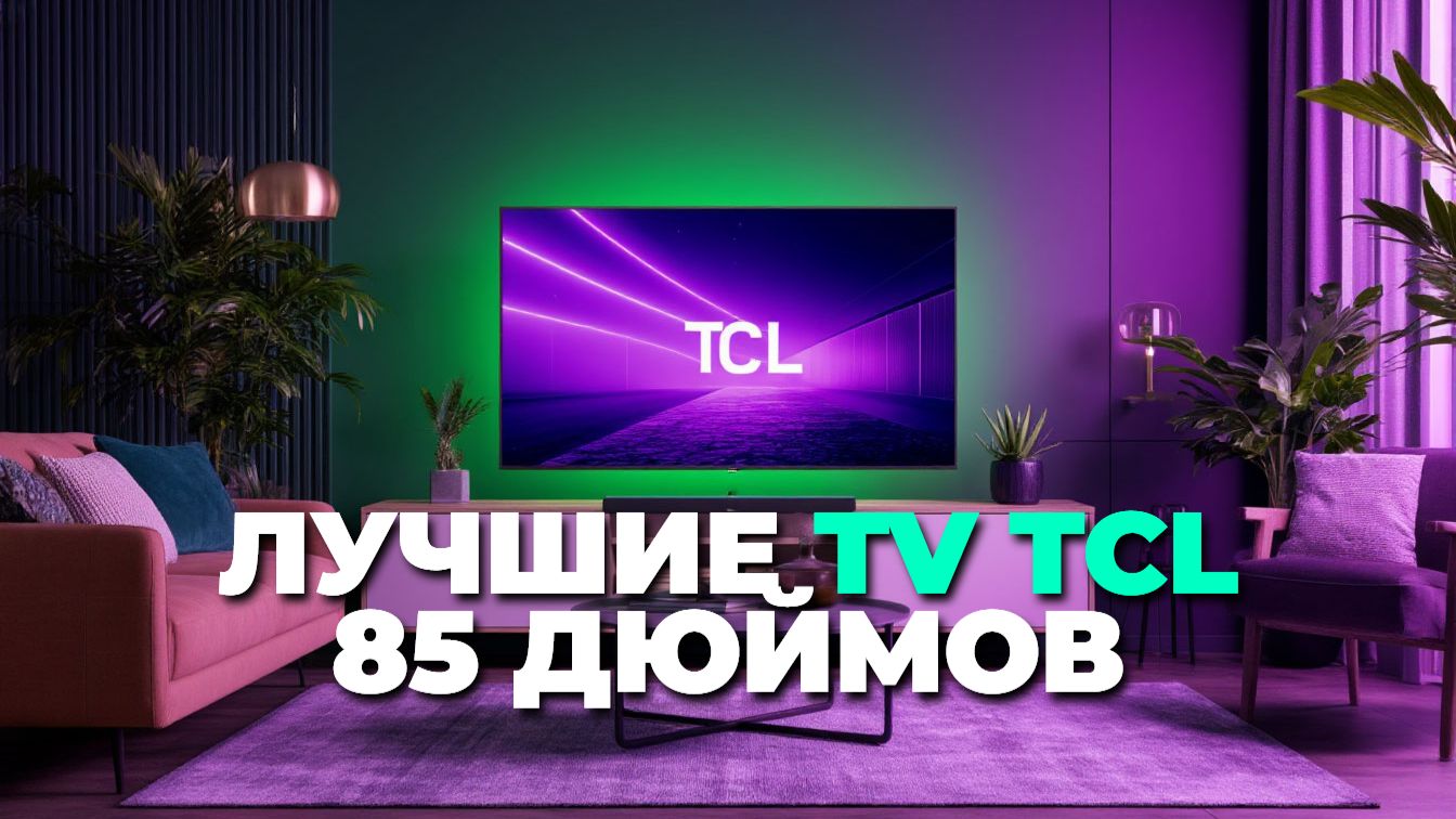ТОП-5 больших телевизоров TCL 85 дюймов для гостиной
