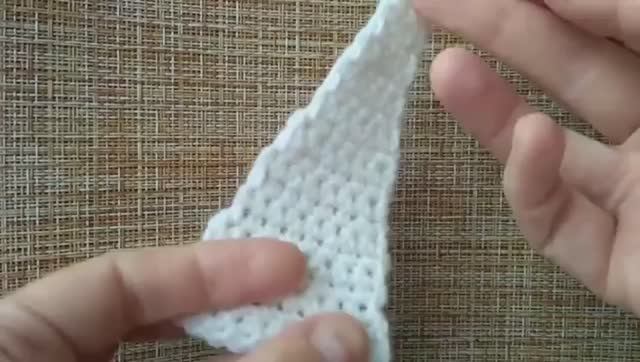 Вытянутый треугольник крючком Морковка Ёлка Трусики ёлкакрючком