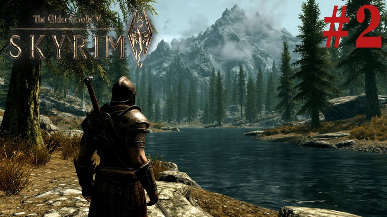 Скайрим Весёлое прохождение с выживанием 2 Серия