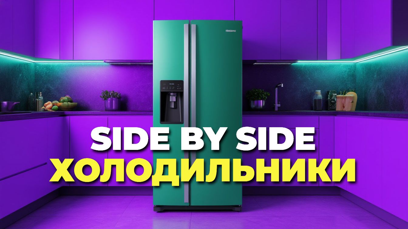ТОП–5 холодильников Side by Side с большой вместимостью