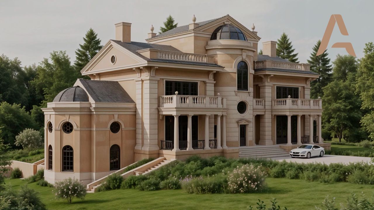 Грандиозная планировка для жизни со вкусом | Проект особняка с сауной, бассейном и тренажерным залом