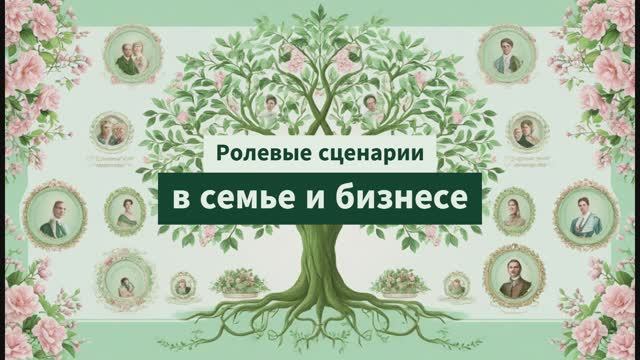 Генограмма, часть 6. Ролевые сценарии в семье и бизнесе.