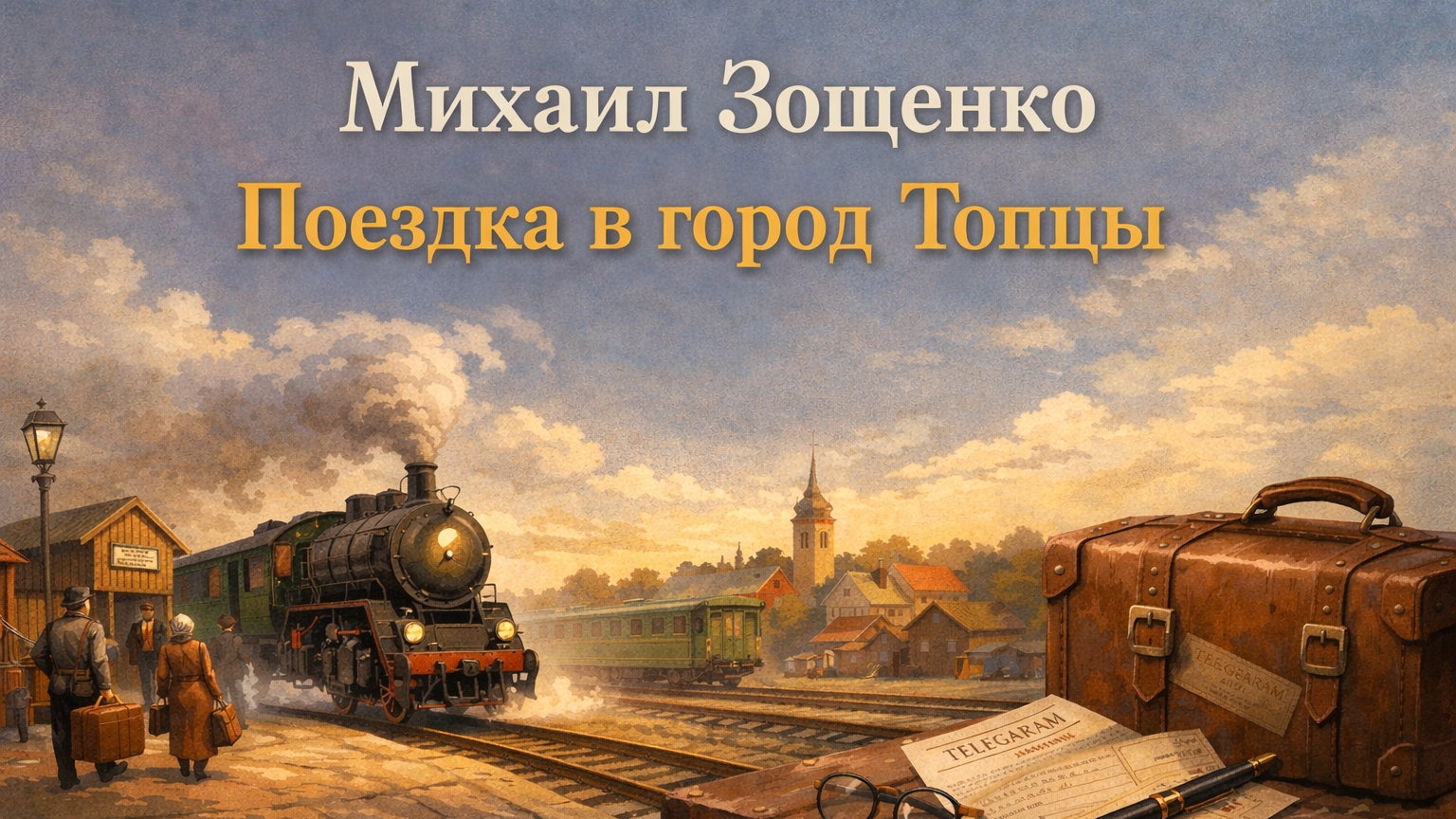 Зощенко – «Поездка в город Топцы» | Аудиокнига • читает Сергей