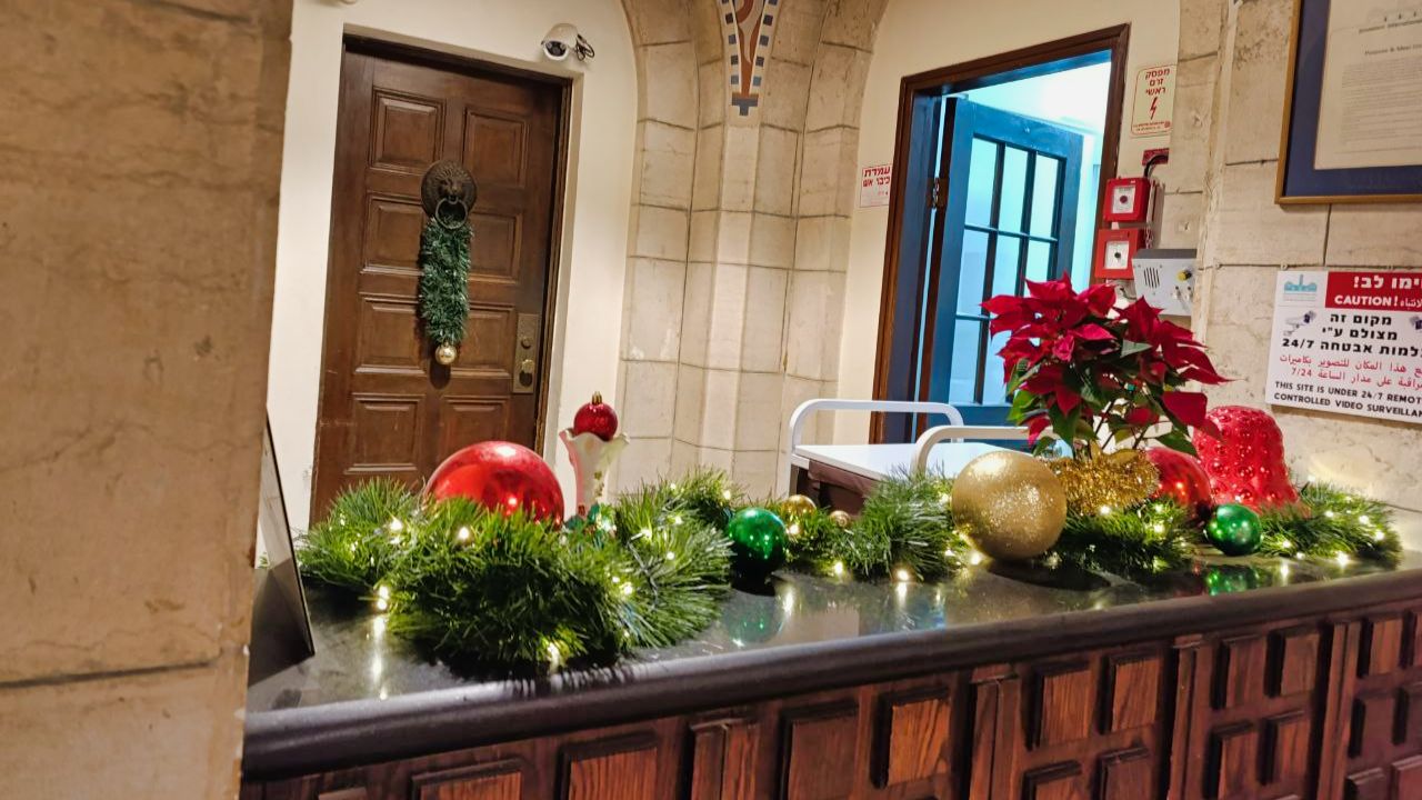 Иерусалим рождественско-предновогодний