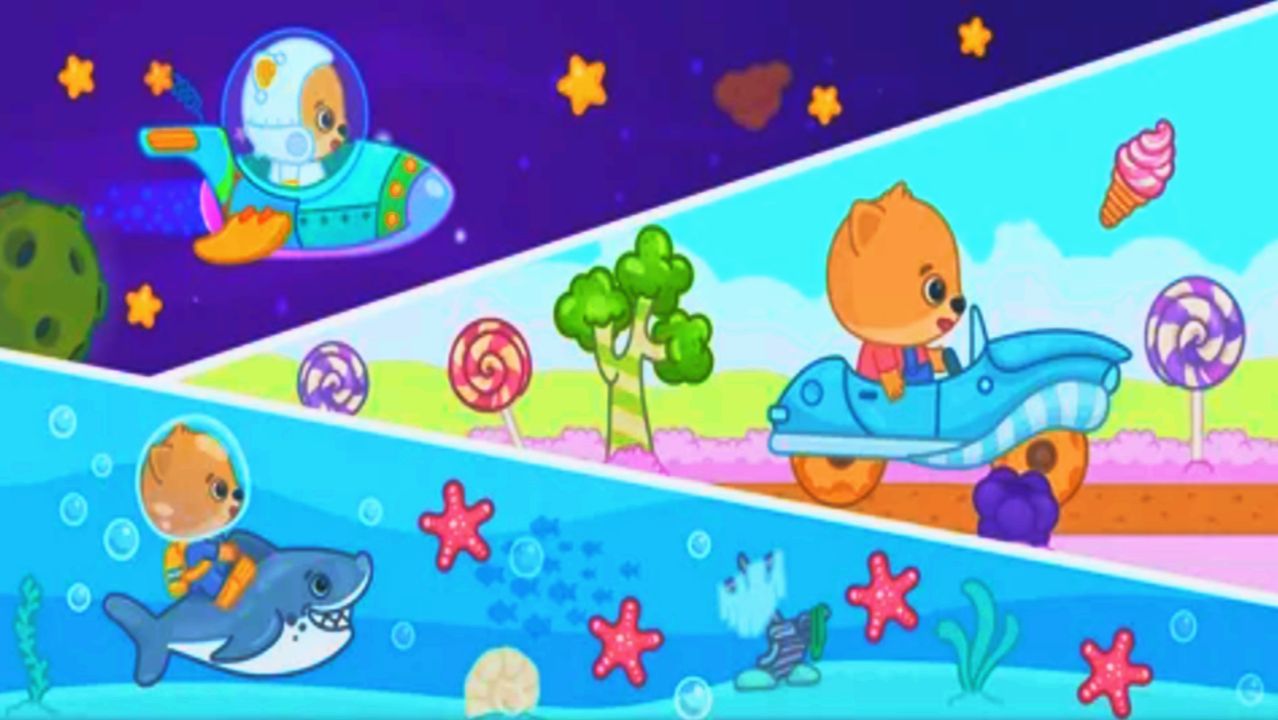 Автомобильные Гонки с Бими Бу | Видео про Машинки | Хэллоуин с Медвежонком Бими Бу (Bimi Doo)