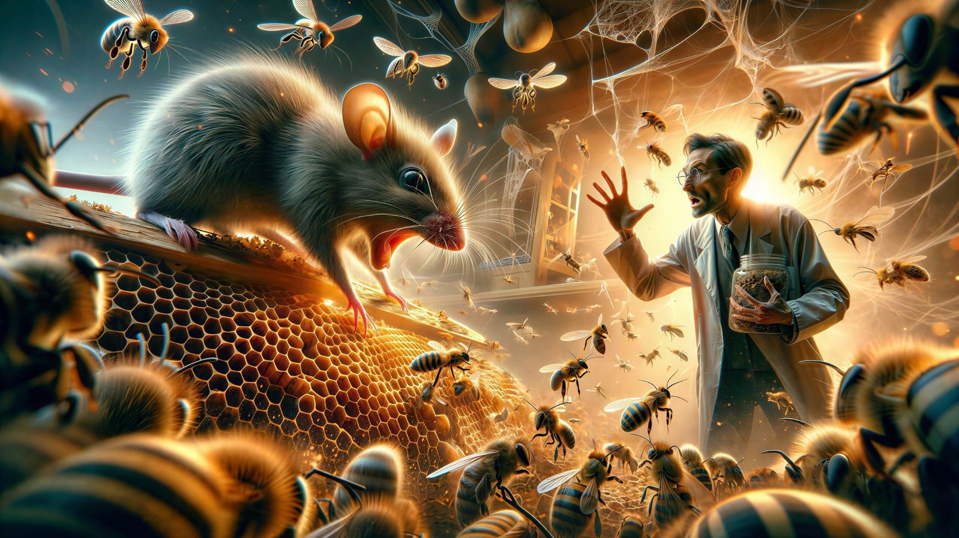 Как мыши губят пчелиные семьи зимой. Срочные меры от Профессора Пашаяна