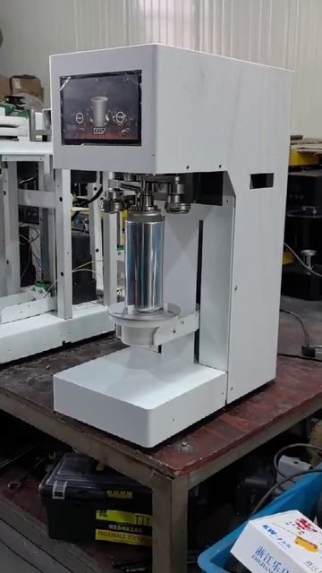 Полуавтомат TDFJ-280 для запечатывания крышками Easy Open.