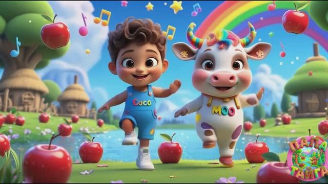 Индийская считалка. Детская песенка мультик. Клипы для малышей