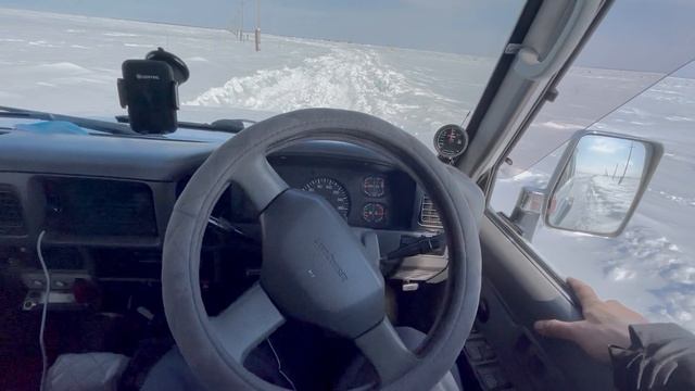 Toyota Land Cruiser Prado 78 Автопилот в колее