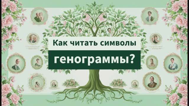 Генограмма, часть 2. Как читать символы генограммы?