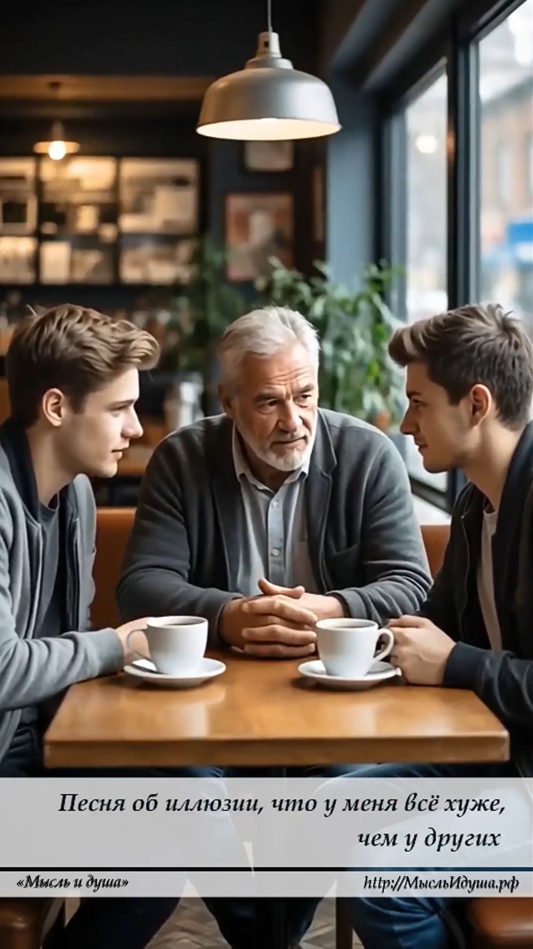 Песня об иллюзии, что "у других всё замечательно, а только я такой неудачник"