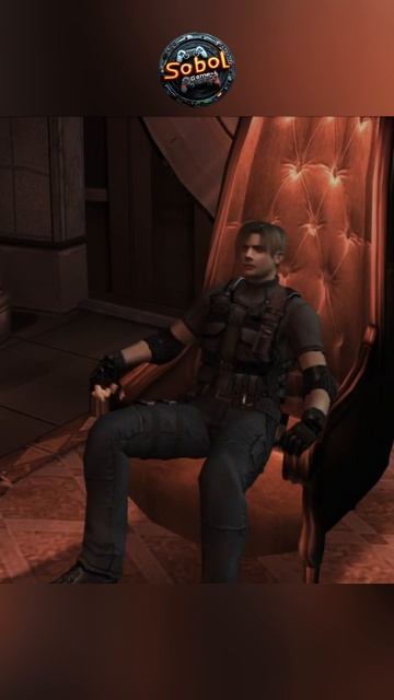 Леон на троне Саддлера [RESIDENT EVIL 4]