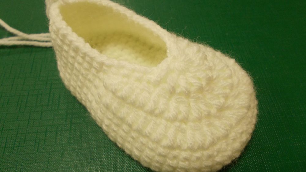 Основа пинетки Crochet booties