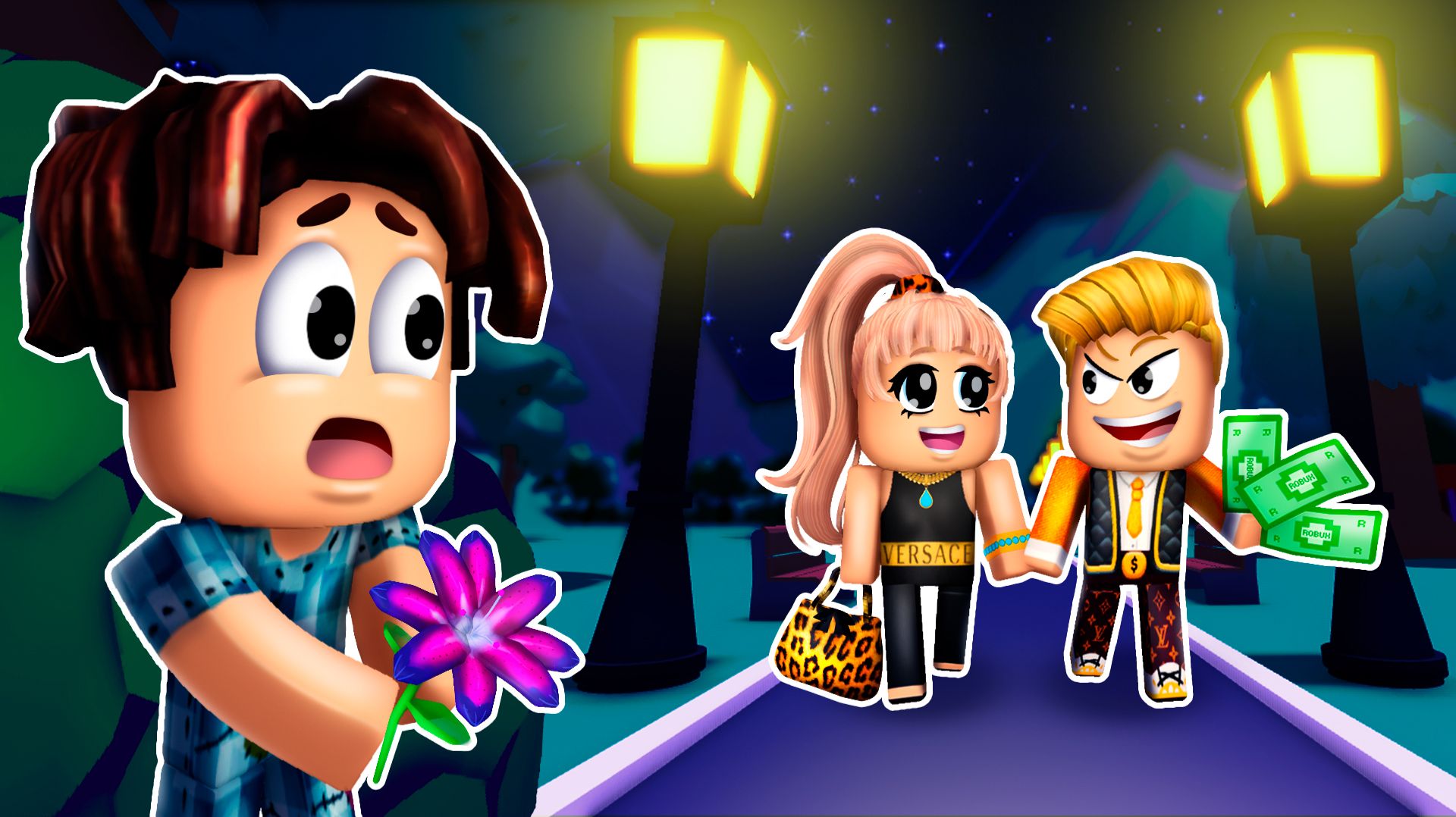 Бедняк влюбился в Богатую школьницу | БОГАТЫЕ vs БЕДНЫЕ 14 (Роблокс истории)