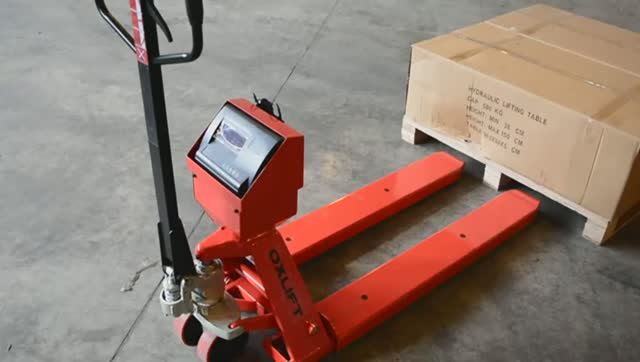 Гидравлическая Тележка с Весами