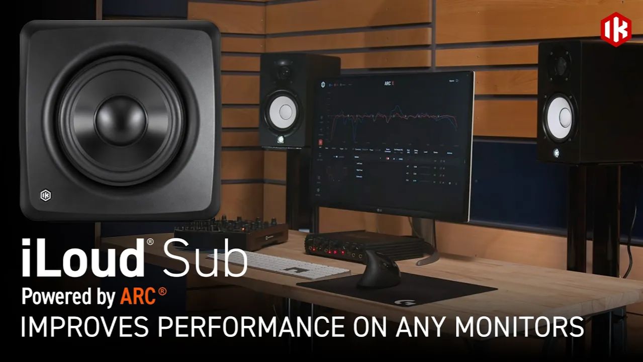 IK Multimedia iLoud Sub and ARC X: Improves Performance on Any Monitors (Yamaha HS5)