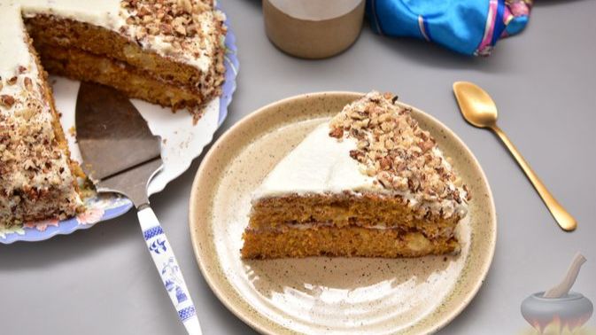 МОРКОВНО-АНАНАСОВЫЙ ТОРТ