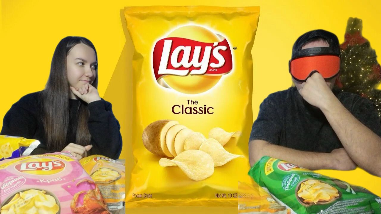 Чипсы Лейс Челлендж закрытыми глазами Угадай вкус