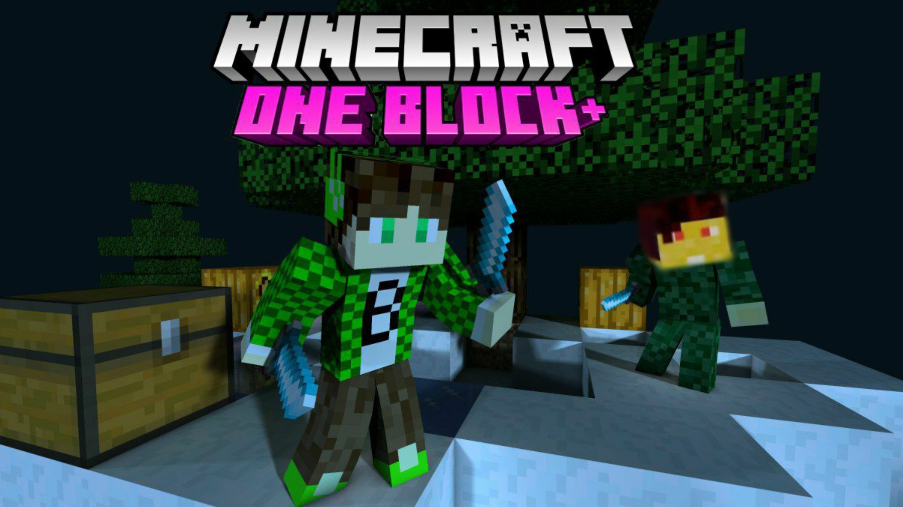 Майнкрафт но один блок!+Вейс