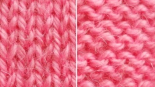 Лицевая и изнаночная гладь