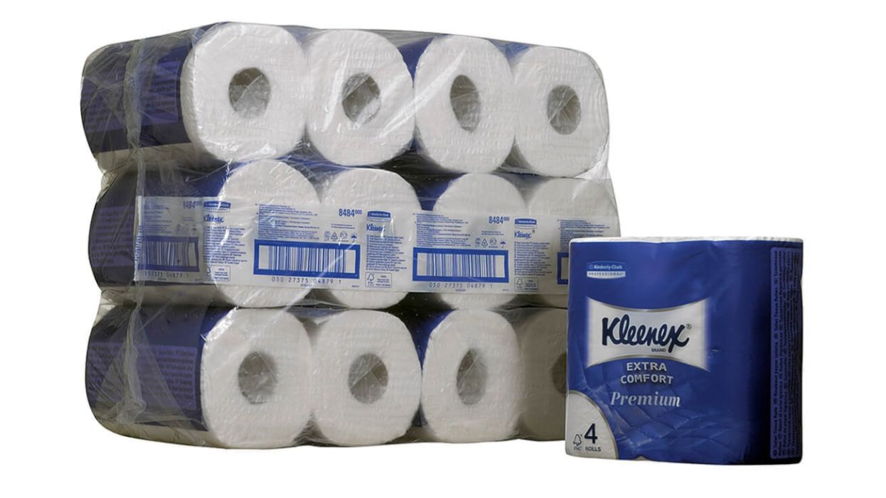 8484 Туалетная бумага в стандартных рулонах Kleenex Premium Extra Comfort