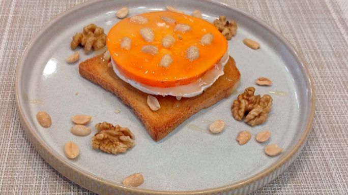 Нереально Вкусные Тосты с Хурмой .