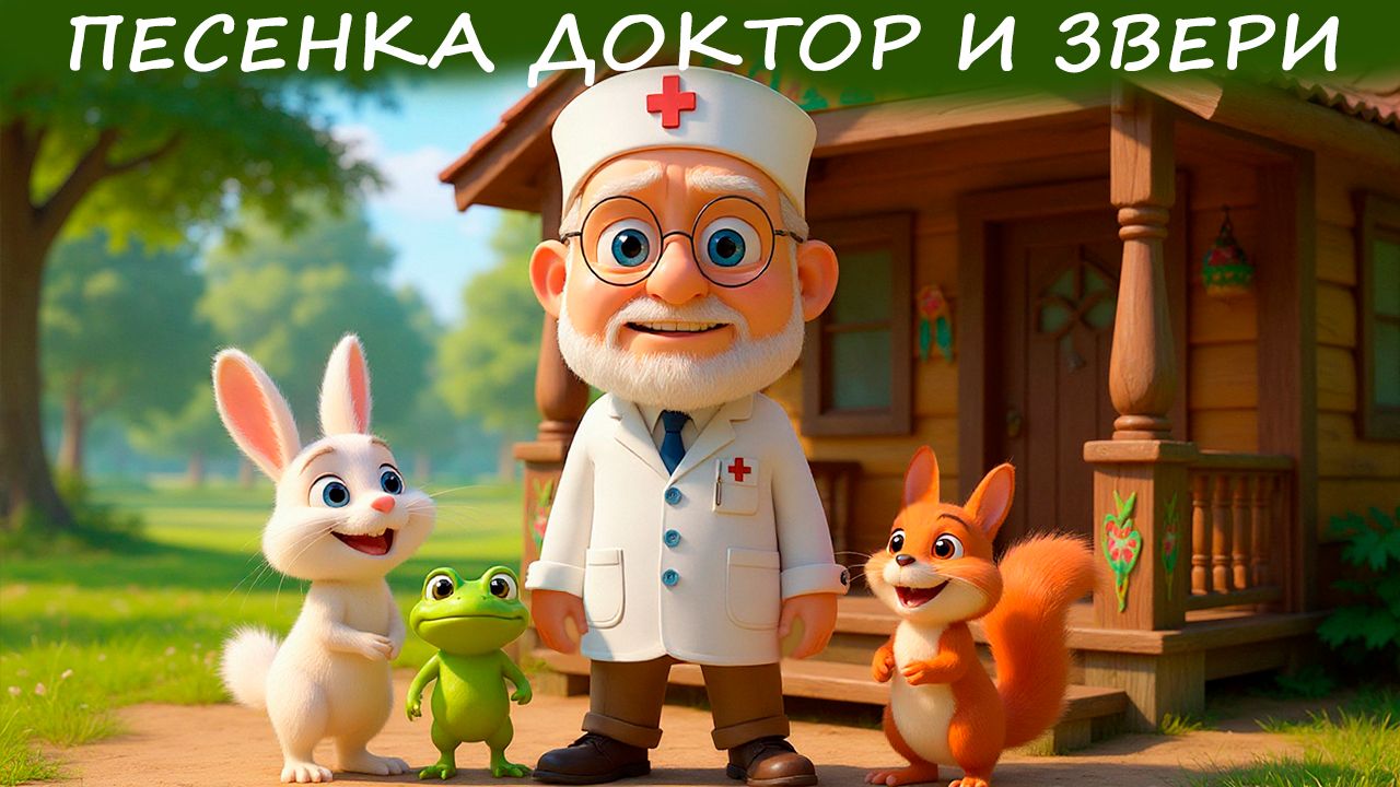 Доктор и звери 🐦🏡🎶 | Песенка для детей